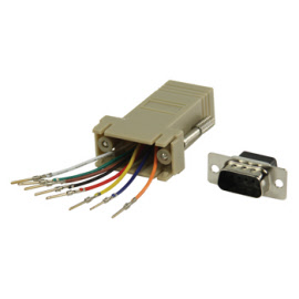 Sub-D 9/25 naar RJ45 connectoren
